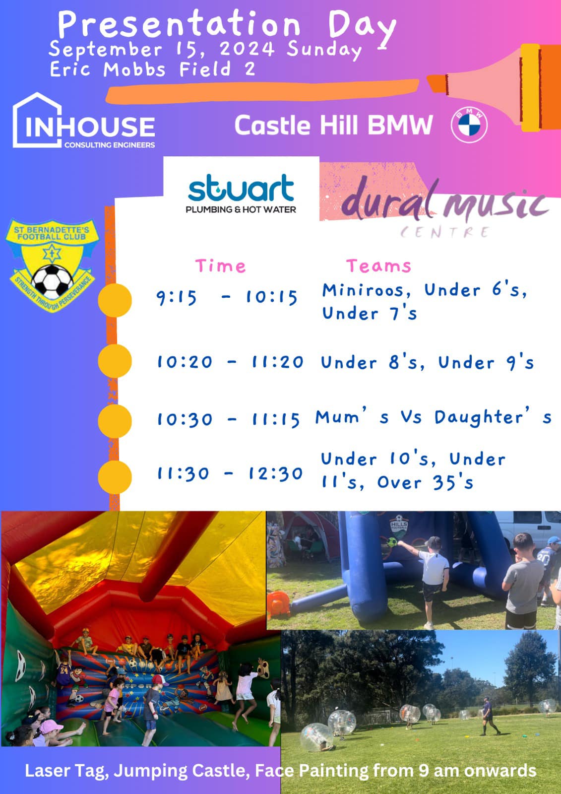 St Bernadette’s Football Club Presentation Day 2024 | Family Fun Gala ...